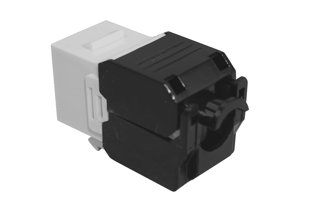 Cat 6 Tool-Less Keystone Module IDC White