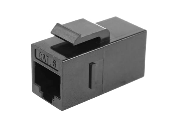 Cat 6 Keystone Coupler Module Insert Black