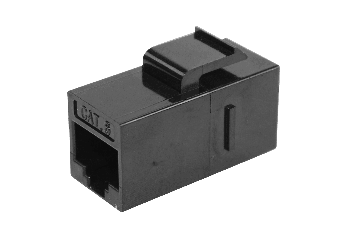 Cat 6 Keystone Coupler Module Insert Black