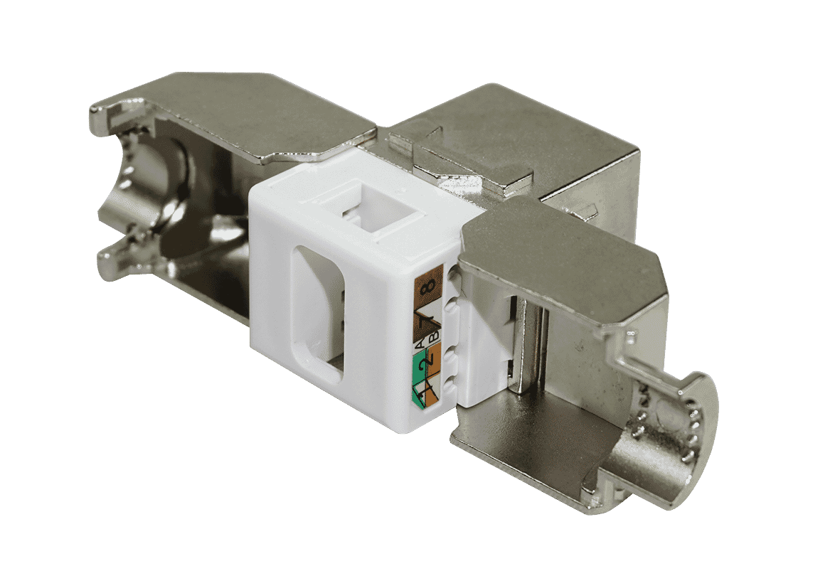 Cat 6A Tool-Less Keystone Module Insert Mini IDC