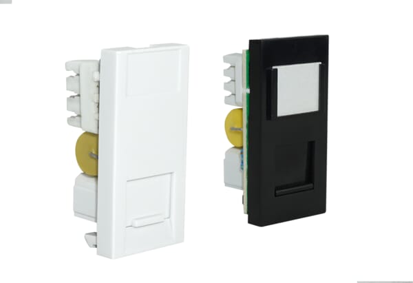 UK Telephone Socket Euro Modules Black or White