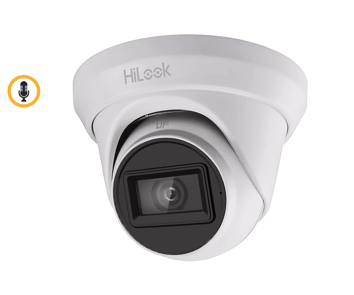Hilook Thc T150 Ms 5mp Tvi Mini Turret With Mic 2 8mm Connectec Uk
