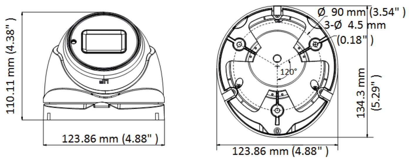 HiLook THC-T380-Z 8MP 4K TVI Turret with Zoom 2.8-12mm MFZ