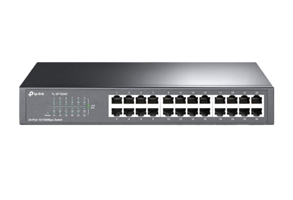 TP-LINK TL-SF1024D 24-Port 10/100Mbps Unmanaged Desktop/Rackmount Switch