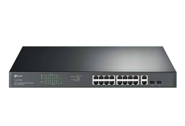 TP-LINK TL-SG1218MP (16-Port PoE+) 18-Port Gigabit Unmanaged Rackmount ...