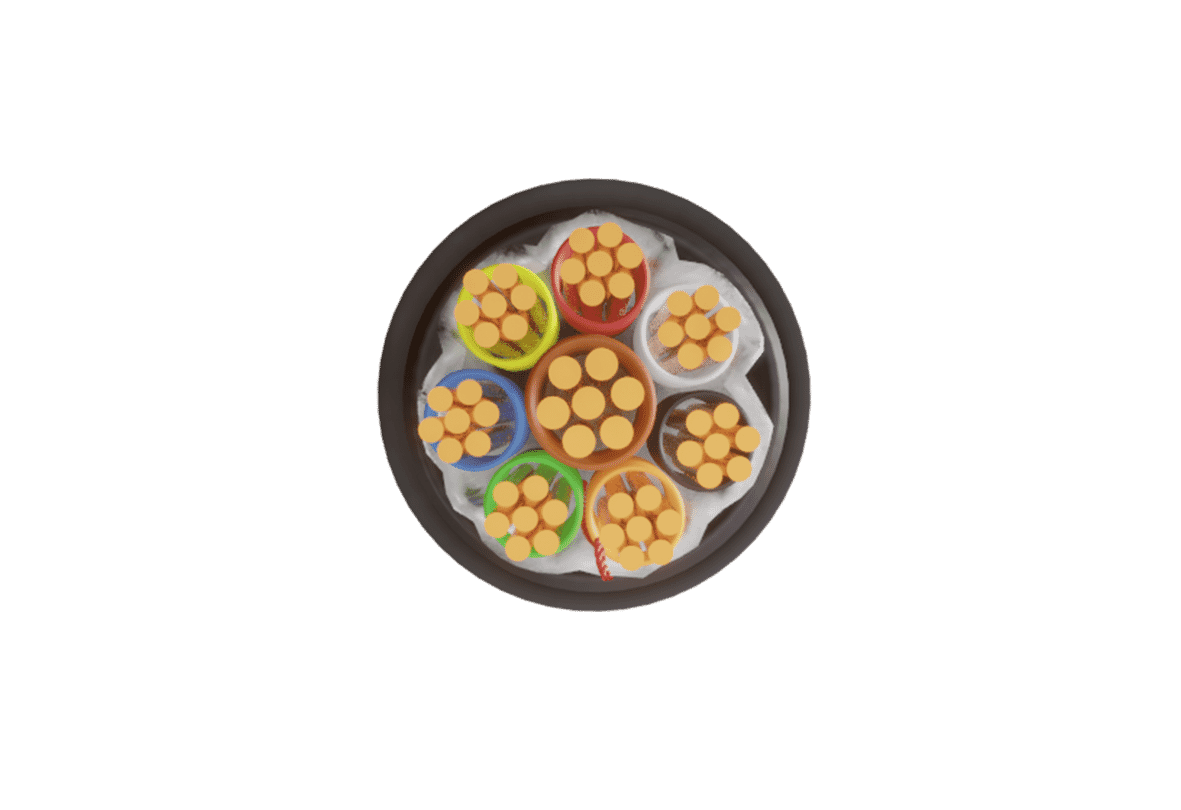 8 Core Screened Type 2 Alarm Cable Copper Direct Burial