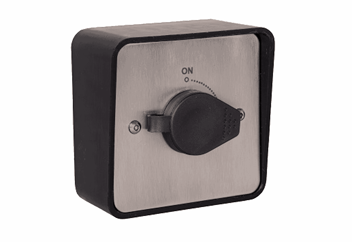 RGL WP-KS-1 Weather Proof Stainless Steel On-Off Key Switch Latching IP65