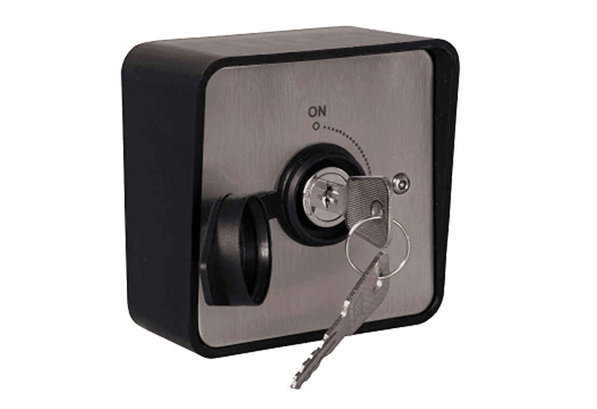 RGL WP-KS-1 Weather Proof Stainless Steel On-Off Key Switch Latching IP65