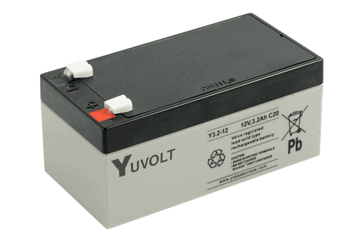 Yuasa Yuvolt 12v 3.2ah Lead Acid Battery | Connectec.uk