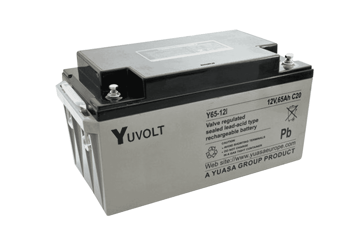Yuasa Yuvolt 12v 65Ah Lead Acid Battery | Connectec.uk